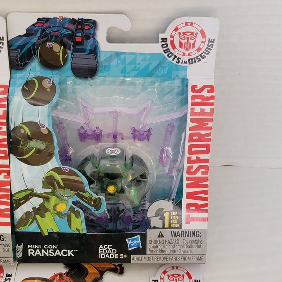 Hasbro | Toys | New 4 Robots Transformers Mini Con Ransack Jetstorm ...